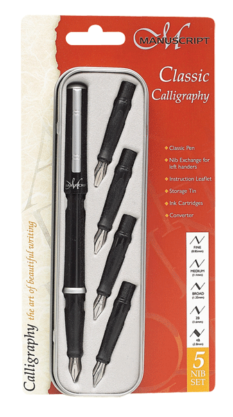 Manuscript Classic Calligraphy Set | Rex Art Supplies