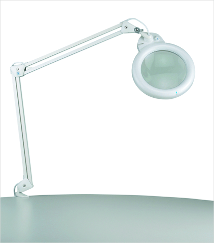 Daylight Ultra Slim Fluourescent Light, White - 7" diameter lense with ...