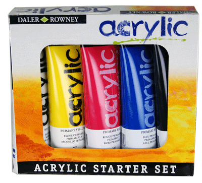Daler-Rowney Acrylic Set of 5 - 120ml Tubes | Rex Art Supplies